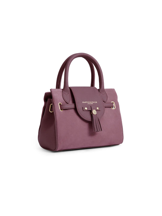 Mini Windsor - Women's Handbag - Heather Suede | Fairfax & Favor