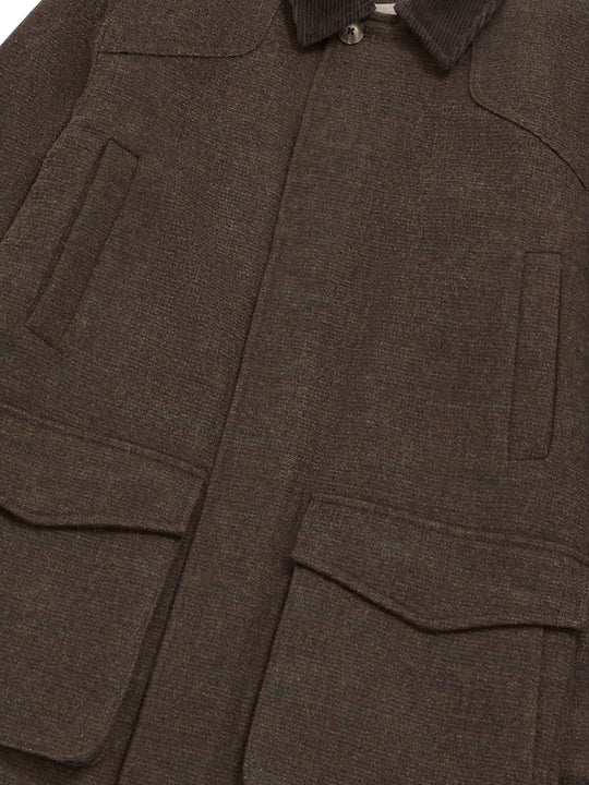 Henry - Men's Country Coat - Walnut Wool | Fairfax & Favor