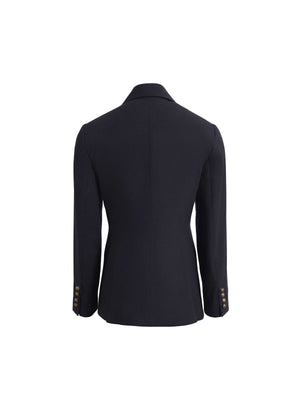 Beatrice - Women's Blazer - Navy Wool | Fairfax & Favor
