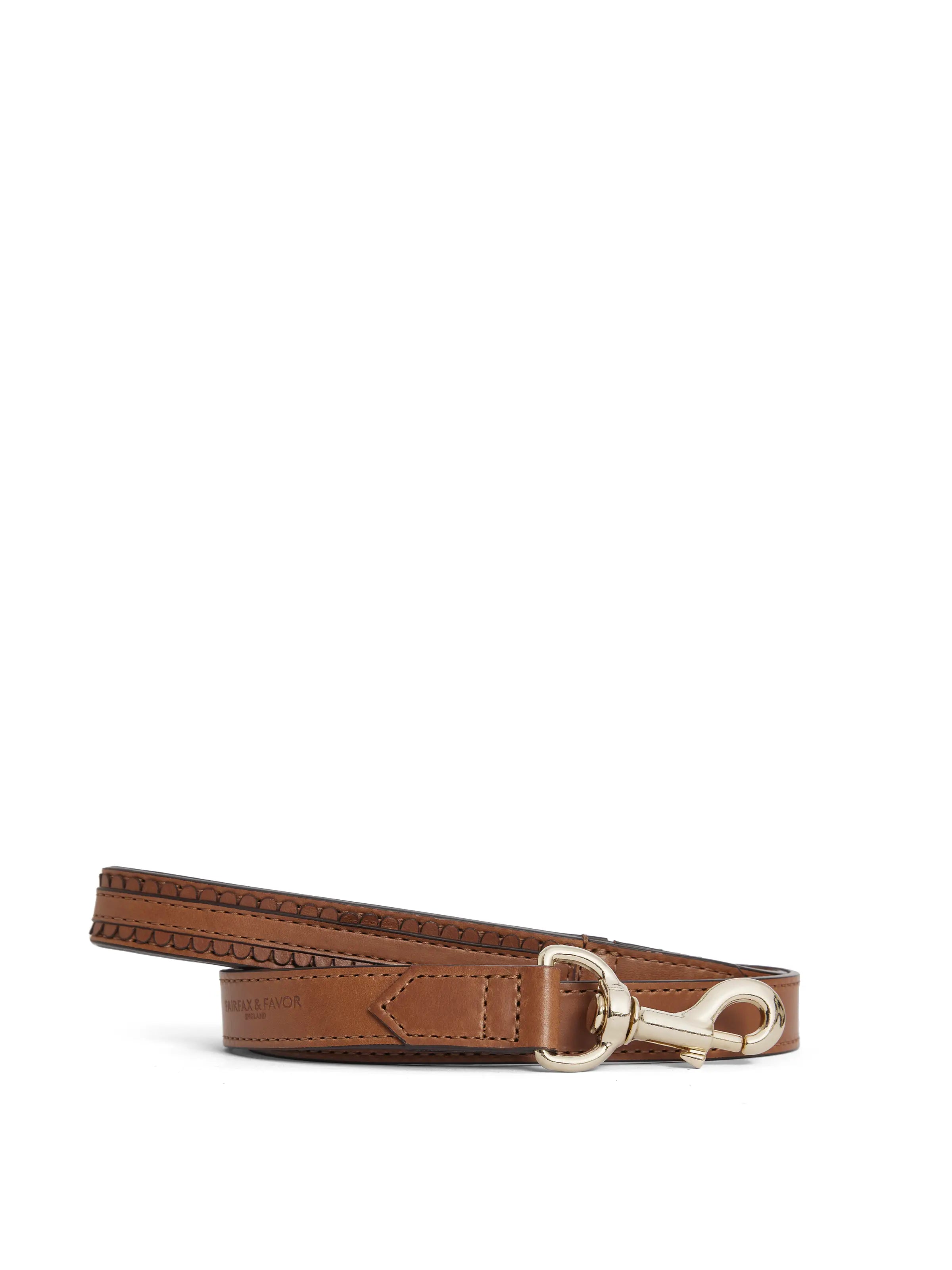 Bakewell - Signature Dog Lead - Tan Leather | Fairfax & Favor