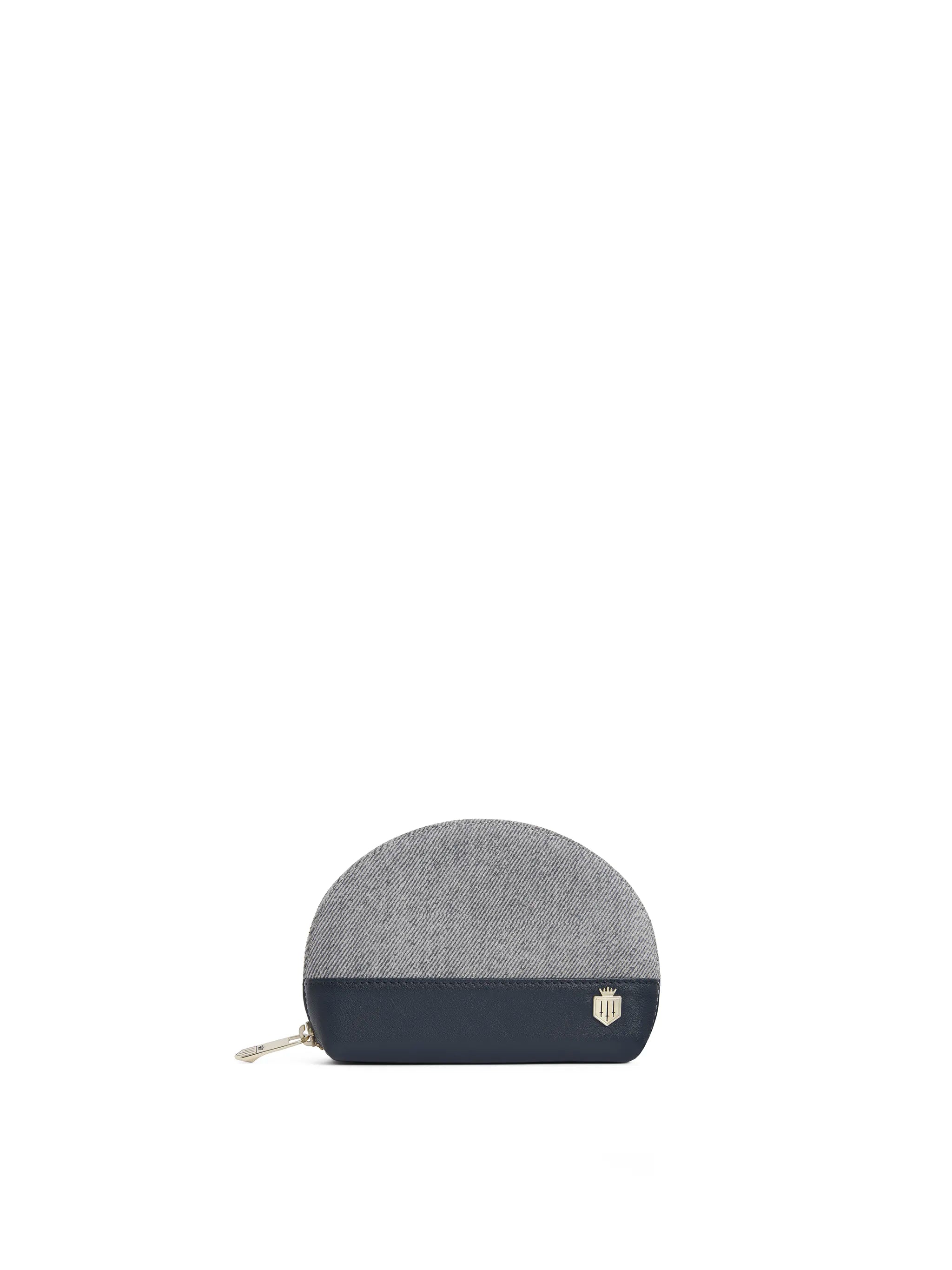 Chiltern - Women's Coin Purse - Denim Suede | Fairfax & Favor