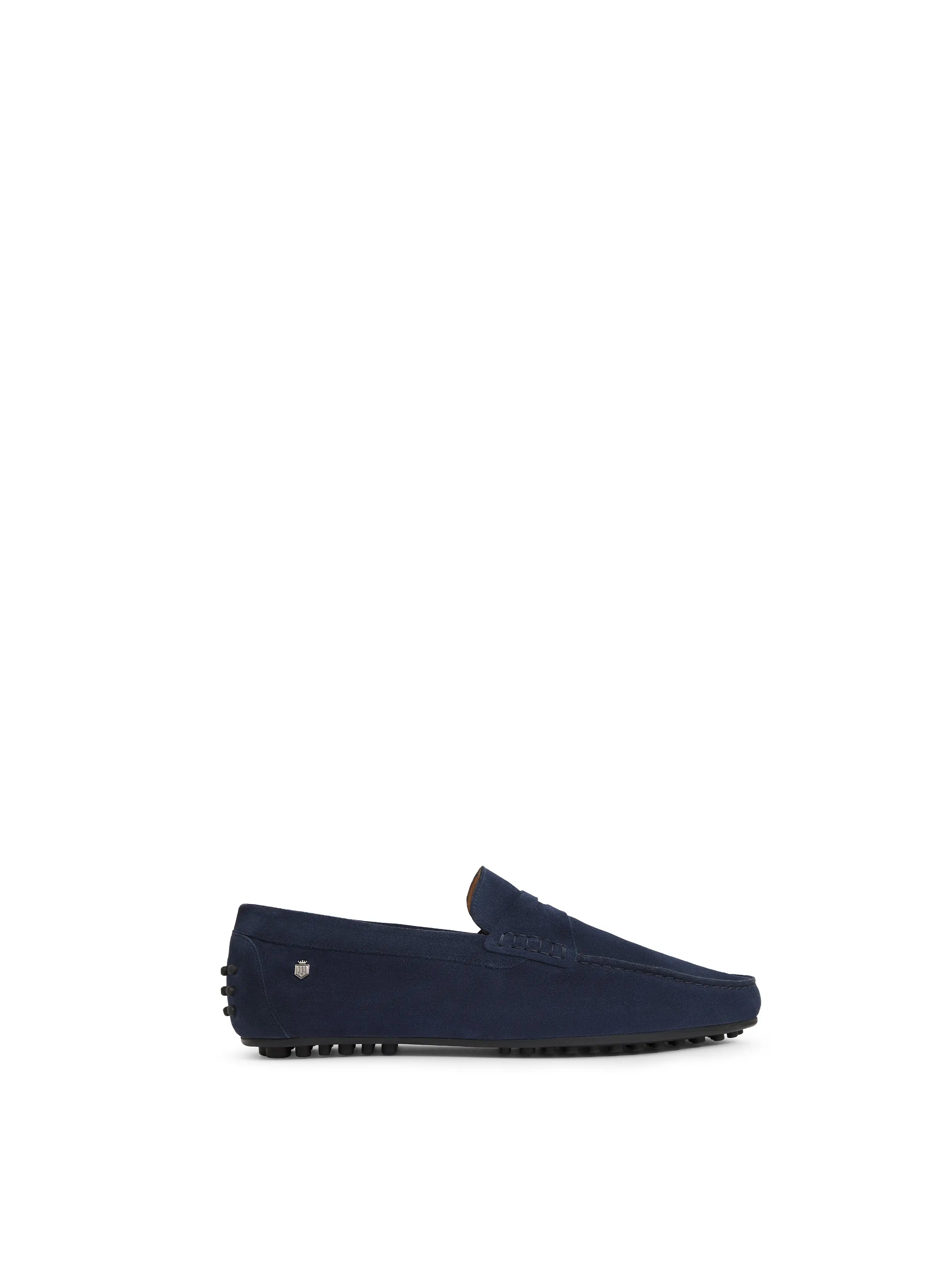 Monte Carlo - Men's Driving Shoes - Petrol Blue | Fairfax & Favor