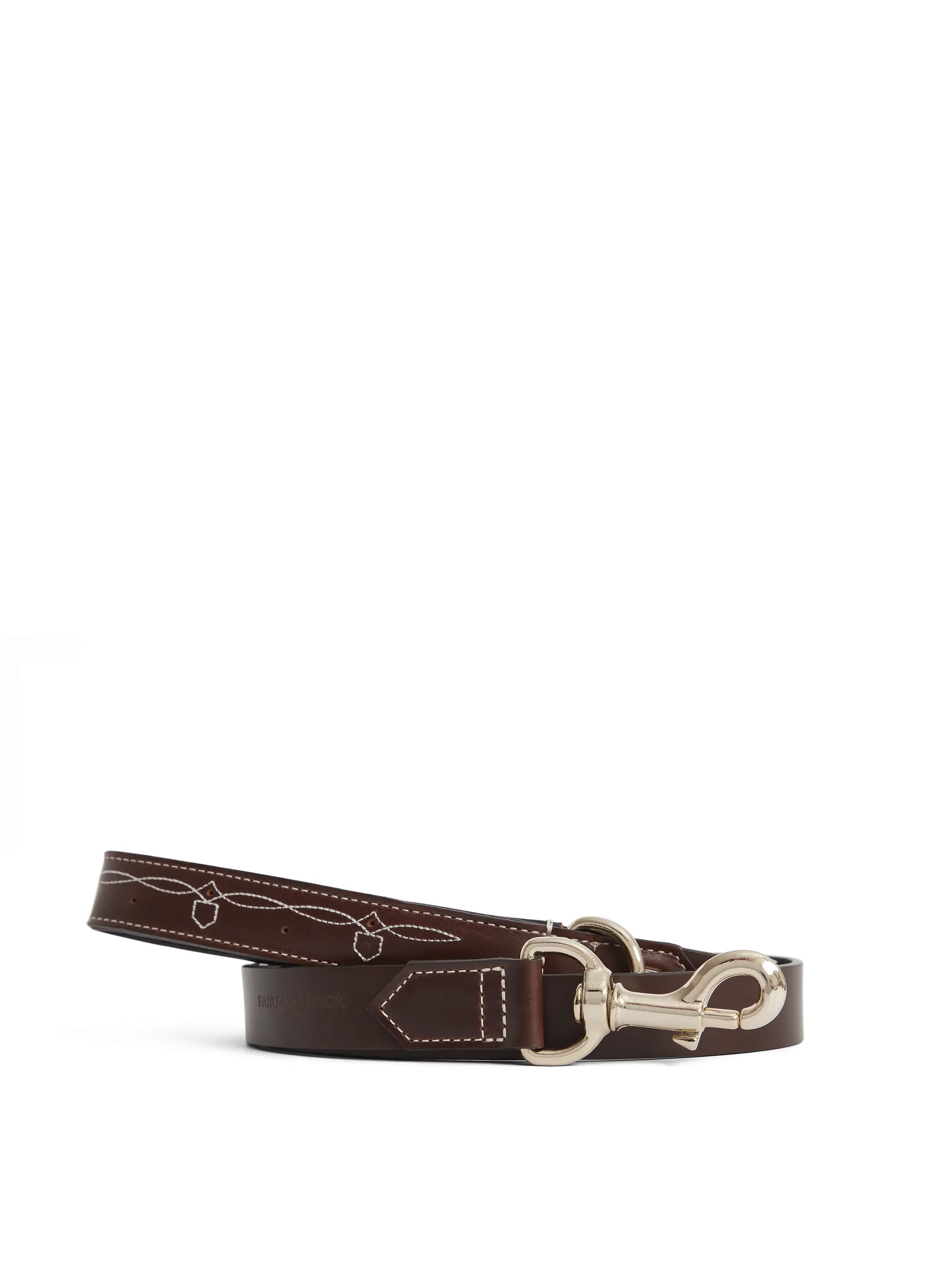 Rockingham - Dog Lead - Tan Leather – Fairfax & Favor