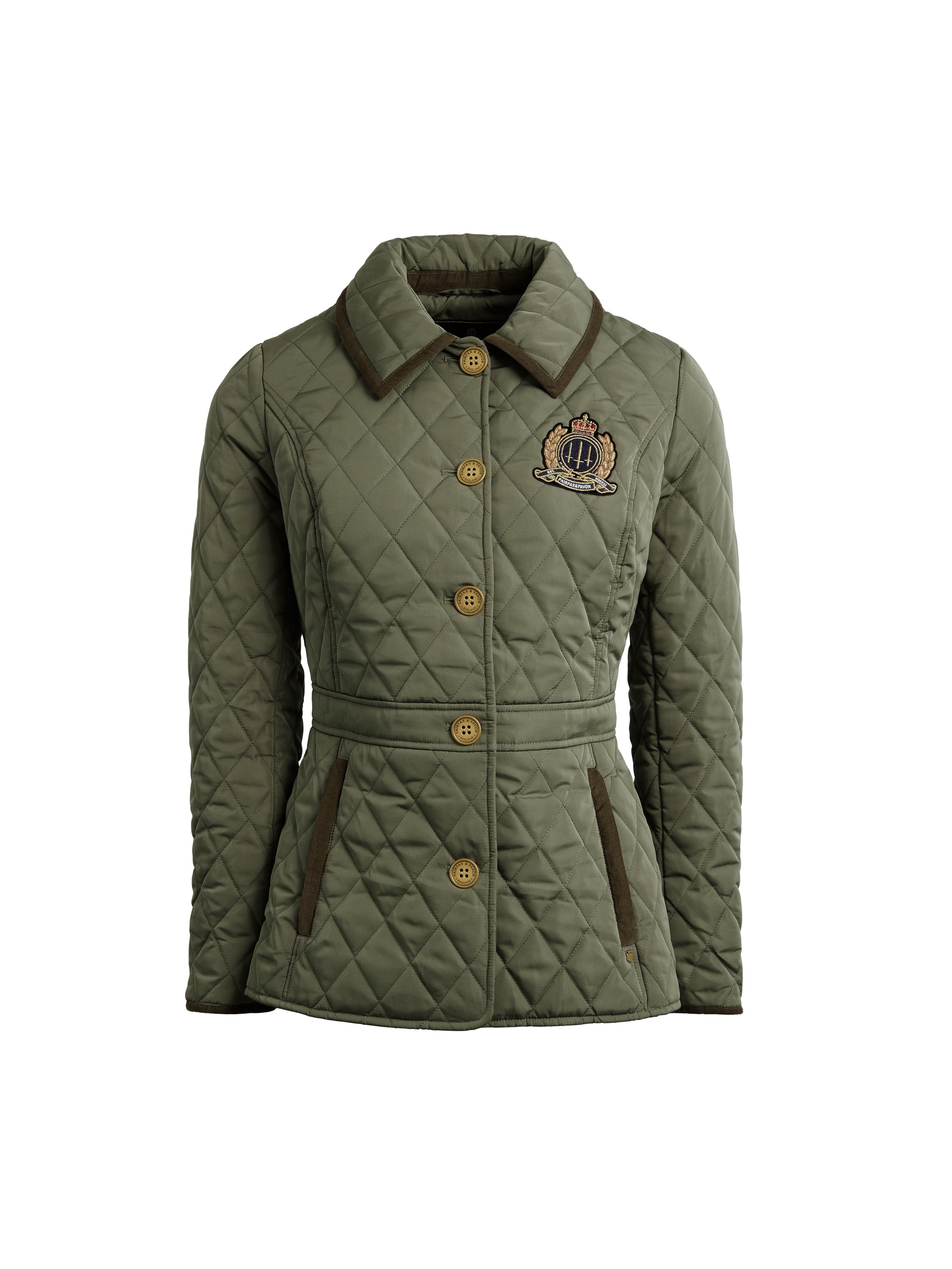 Bella - Women's Jacket - Sage Quilt | Fairfax & Favor