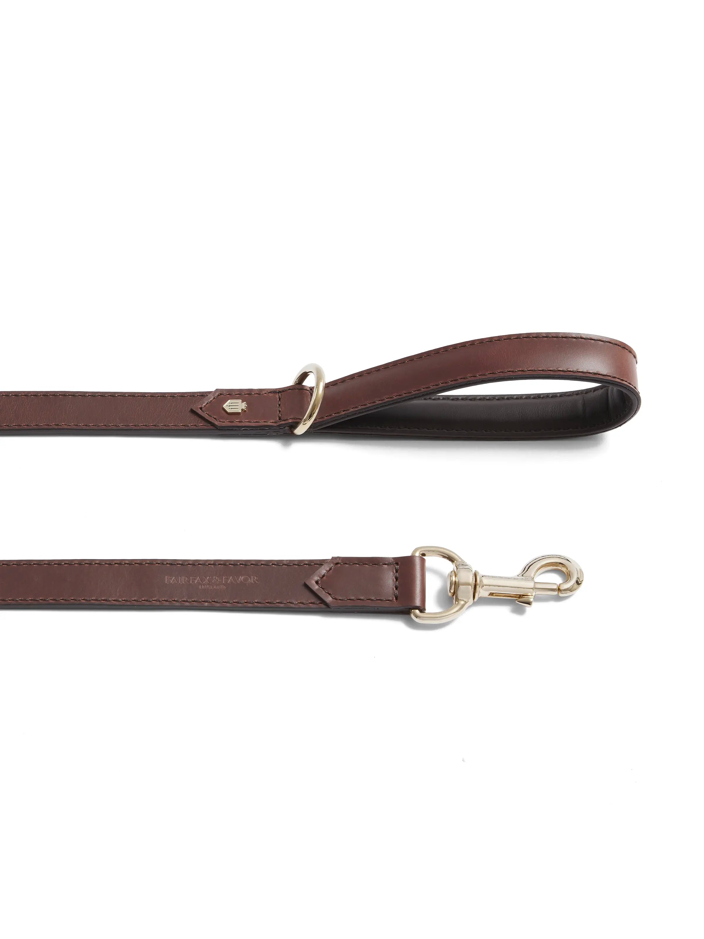 Fitzroy - Slim Dog Lead - Tan Leather | Fairfax & Favor