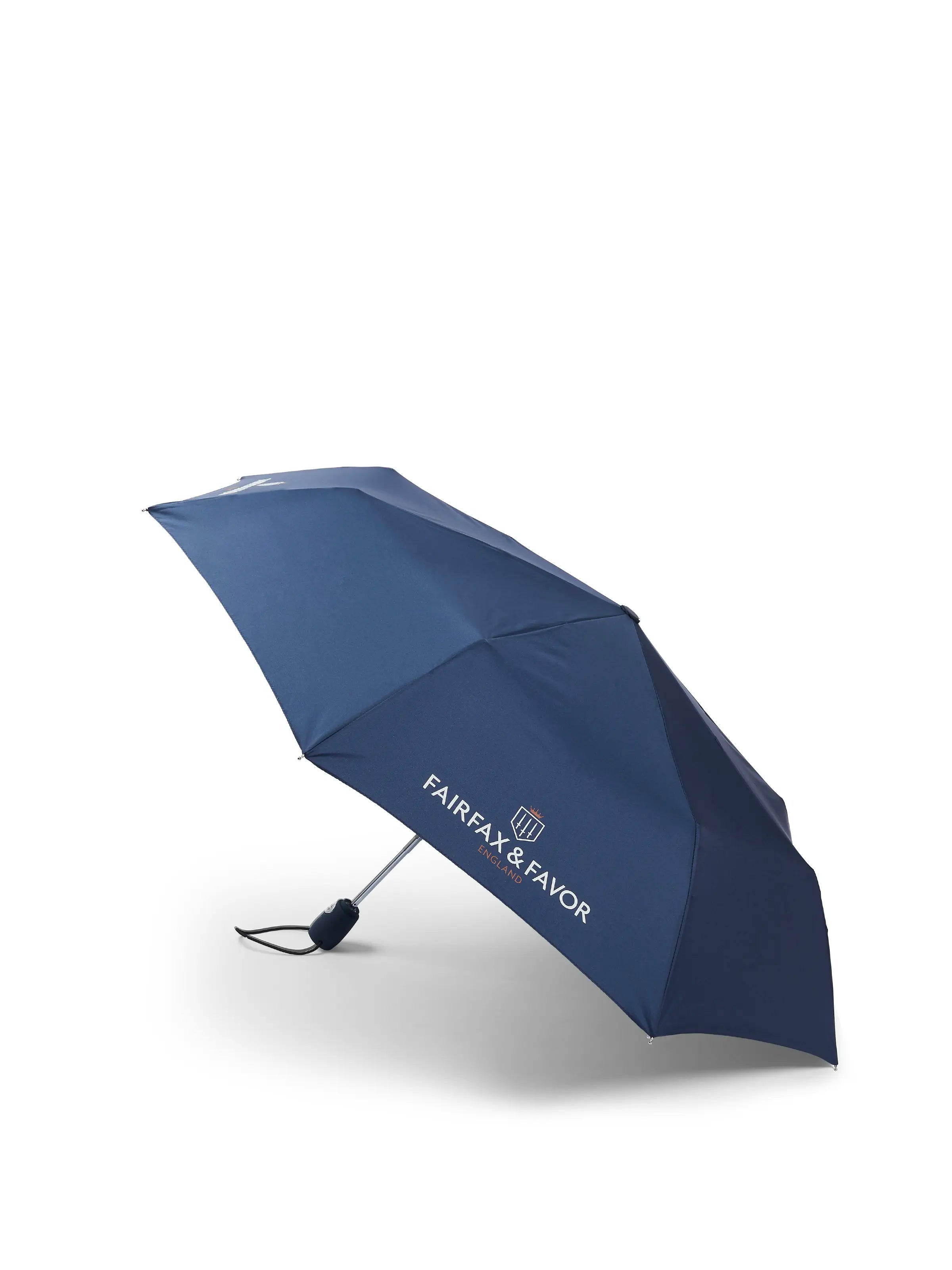 Compact Umbrella - Navy Blue | Fairfax & Favor
