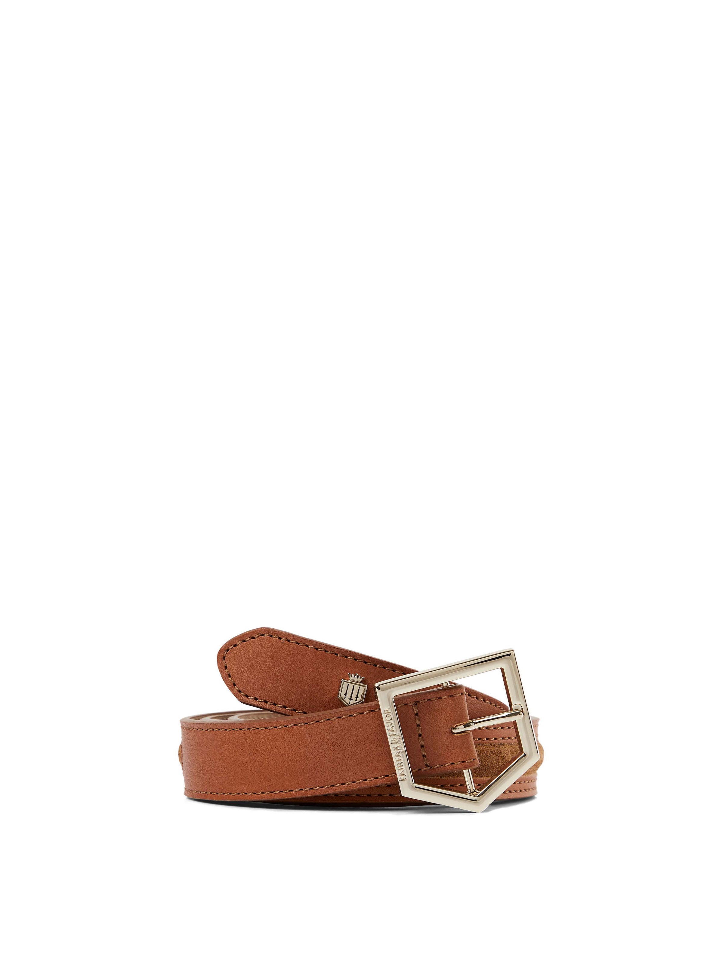 Hampton - Women's Belt - Tan Suede & Leather | Fairfax & Favor