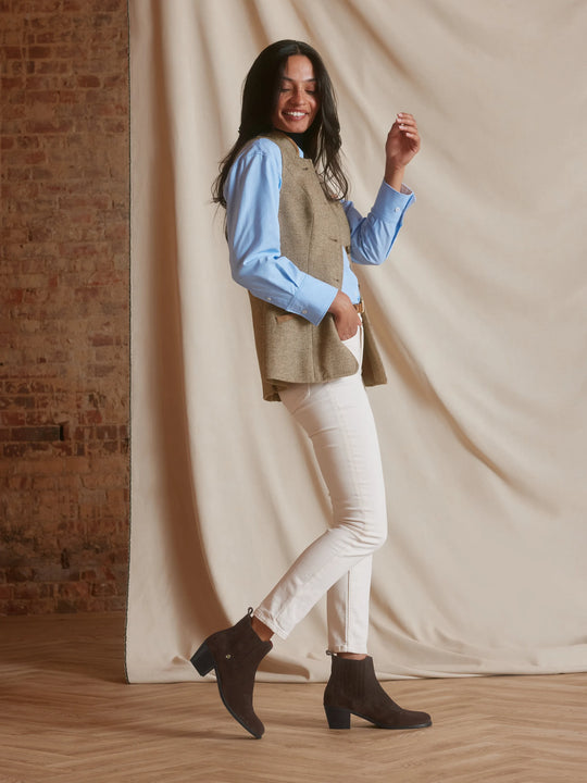 Ankle Rockingham - Women's Chocolate Ankle Boots | Fairfax & Favor