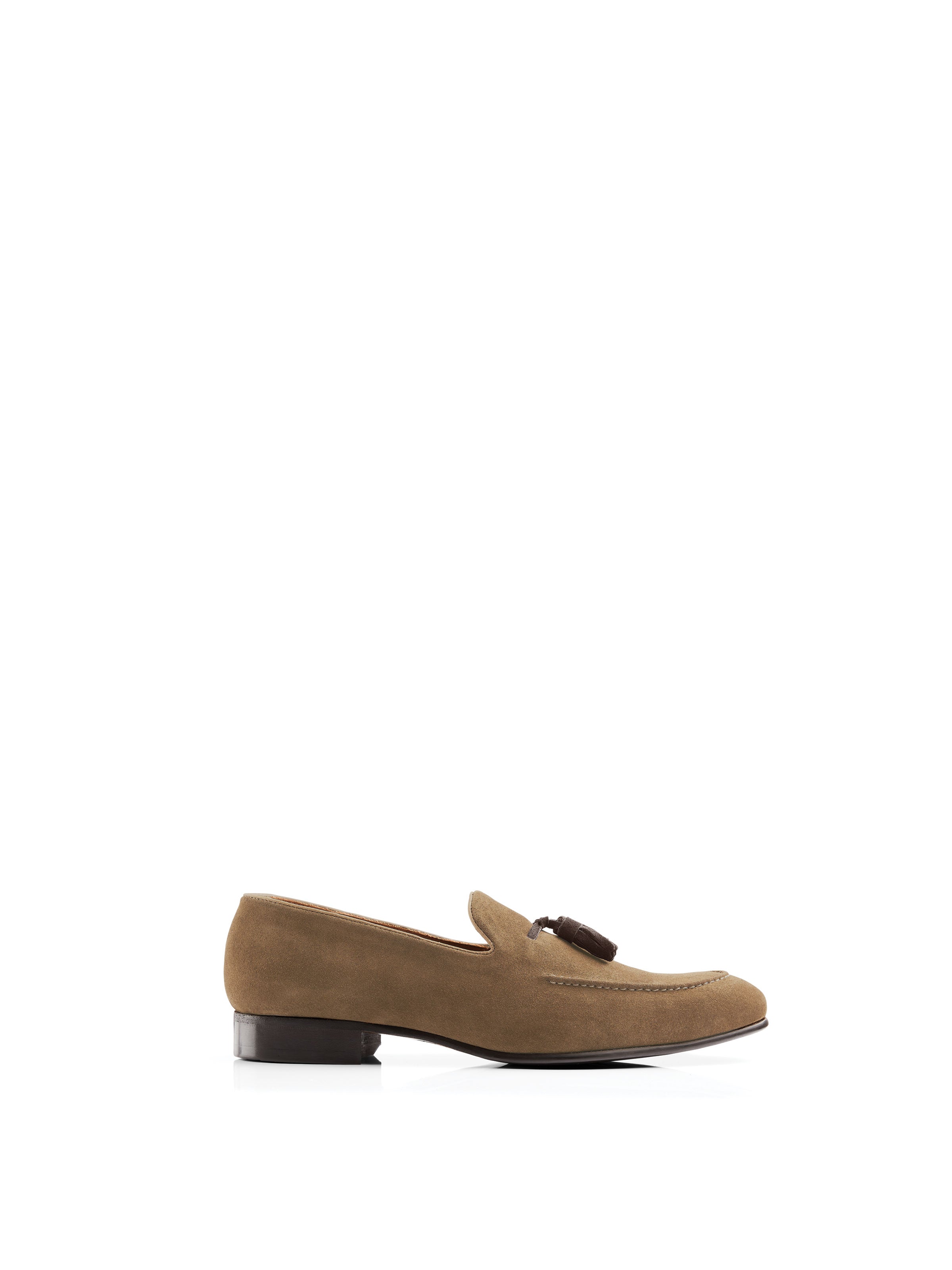 Bedingfeld - Men's Loafers - Taupe & Chocolate | Fairfax & Favor