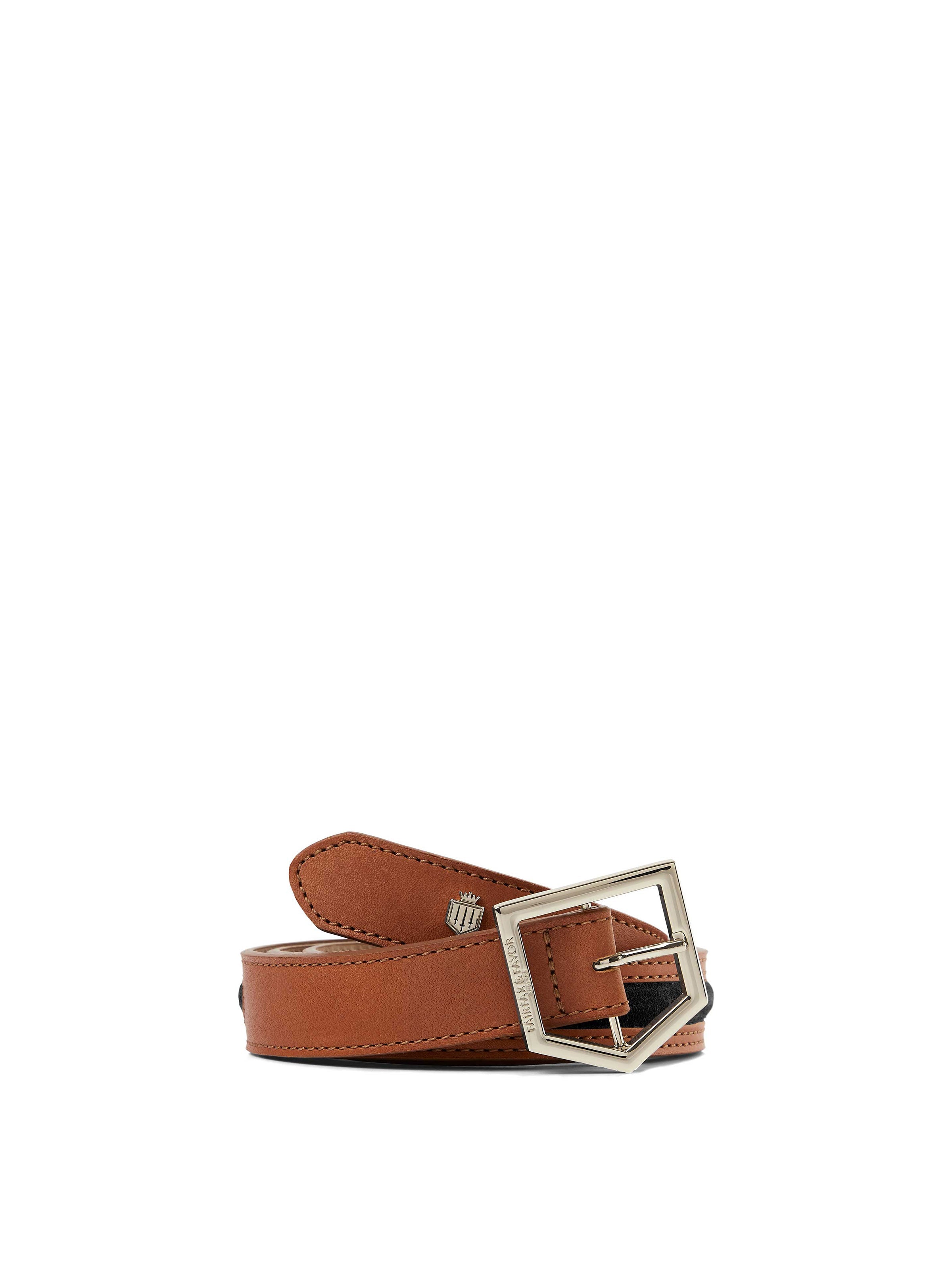 Hampton - Women's Belt - Tan & Black & | Fairfax & Favor