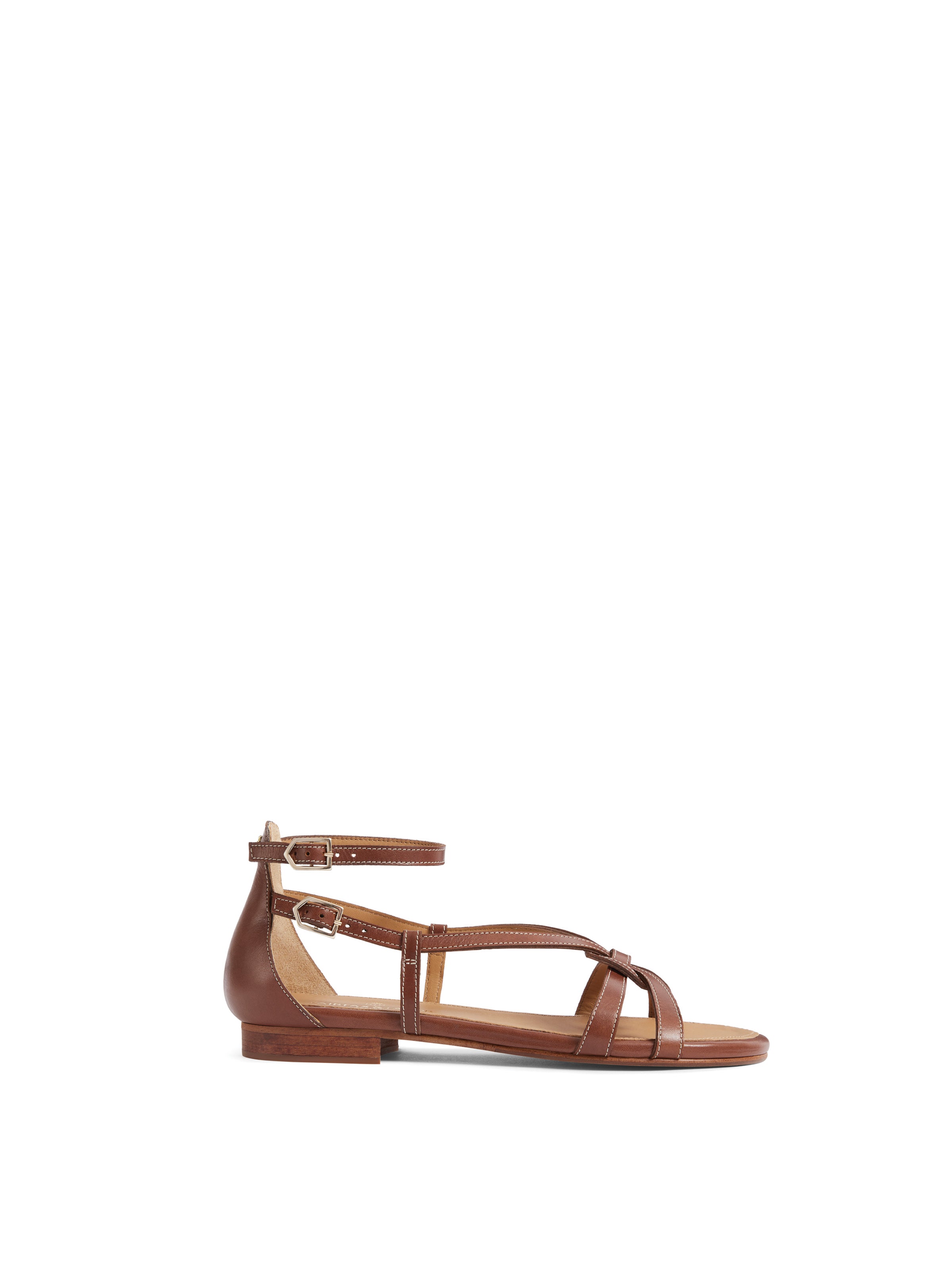Rome - Women's Sandal - Tan Leather | Fairfax & Favor